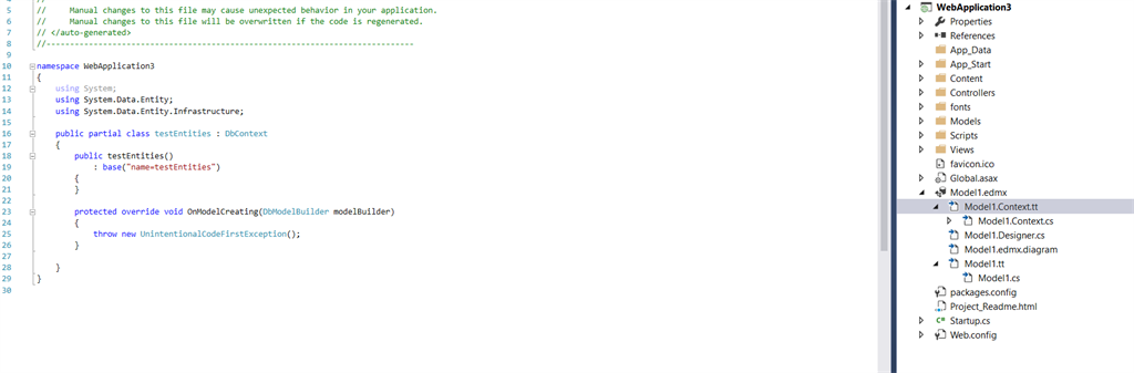 Implement Database First Approach With Entity Framework 